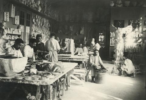 The plaster cast workshop | Art & History Museum